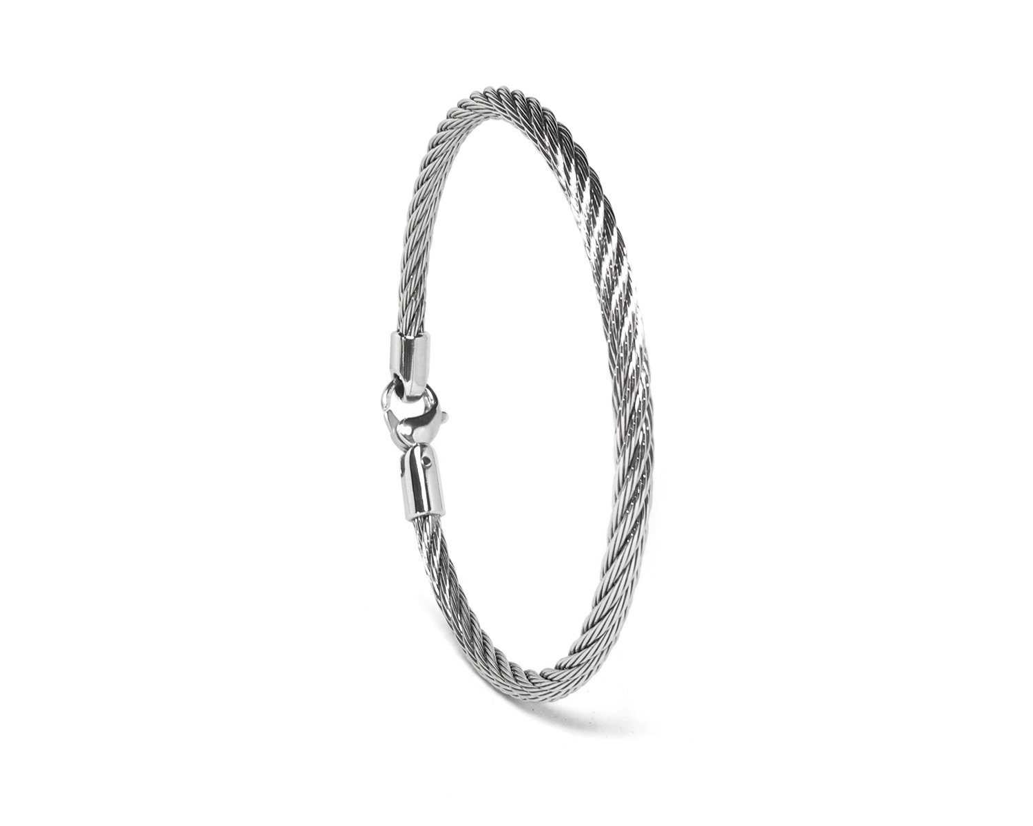 4 mm Stainless Steel Cable Wire Bracelet