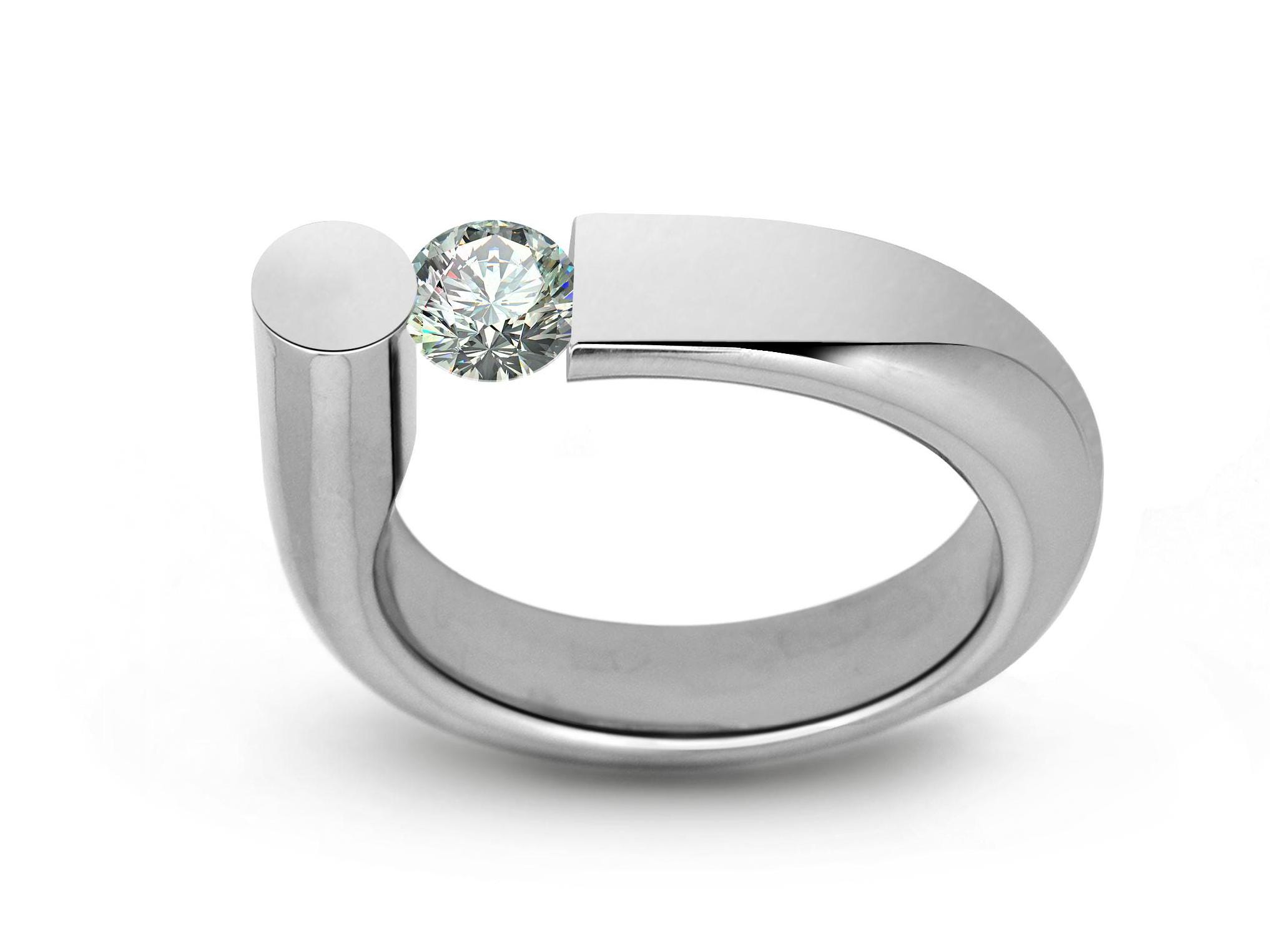 PORTANTE Flat and rounded tubular bypass ring with off centered tension ...