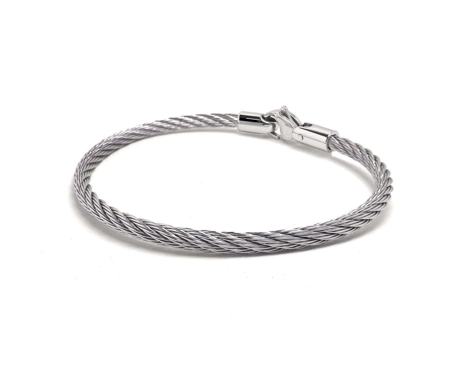 4 mm Stainless Steel Cable Wire Bracelet