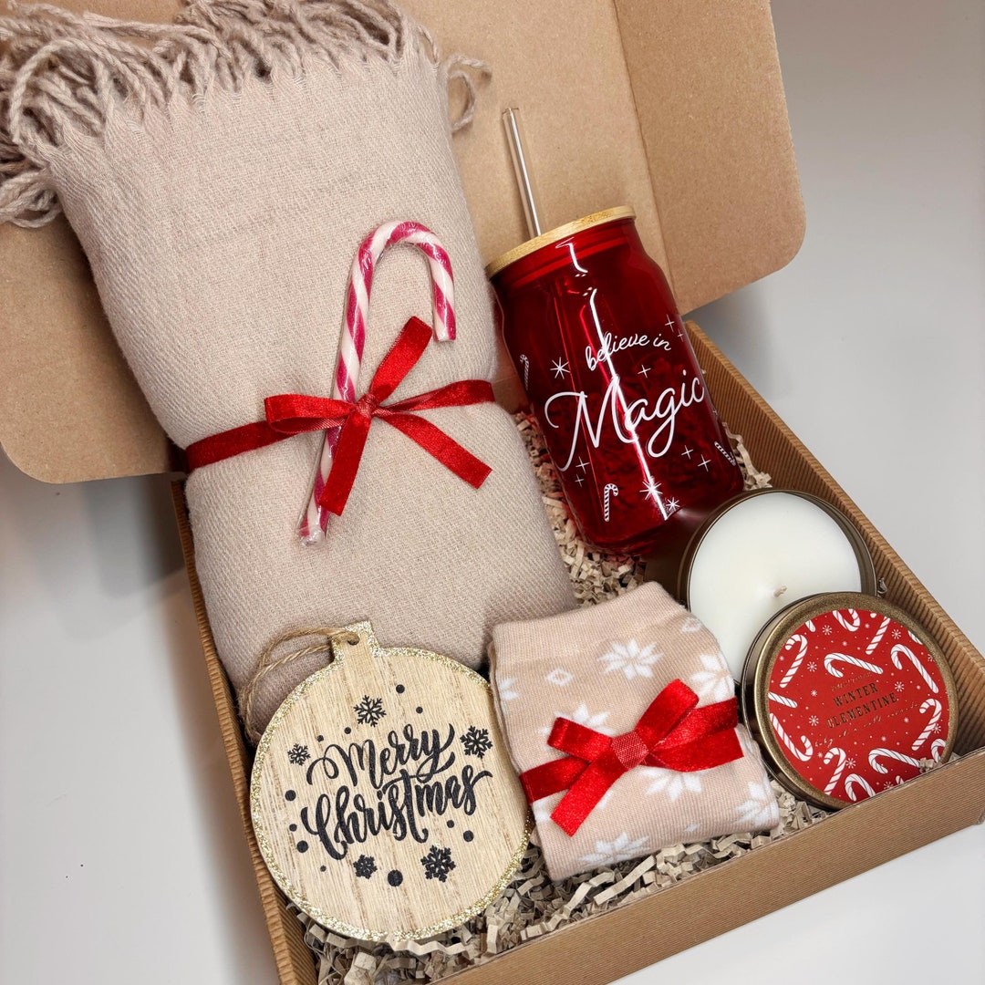 Hug in A Box Gift Set, Thinking of You Gift Set, Gift for Christmas ...