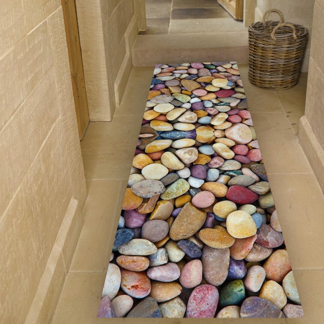 Stone Rug, Stones Rug, Colourful Stone Rug, Runner Rug, Popular Rug ...