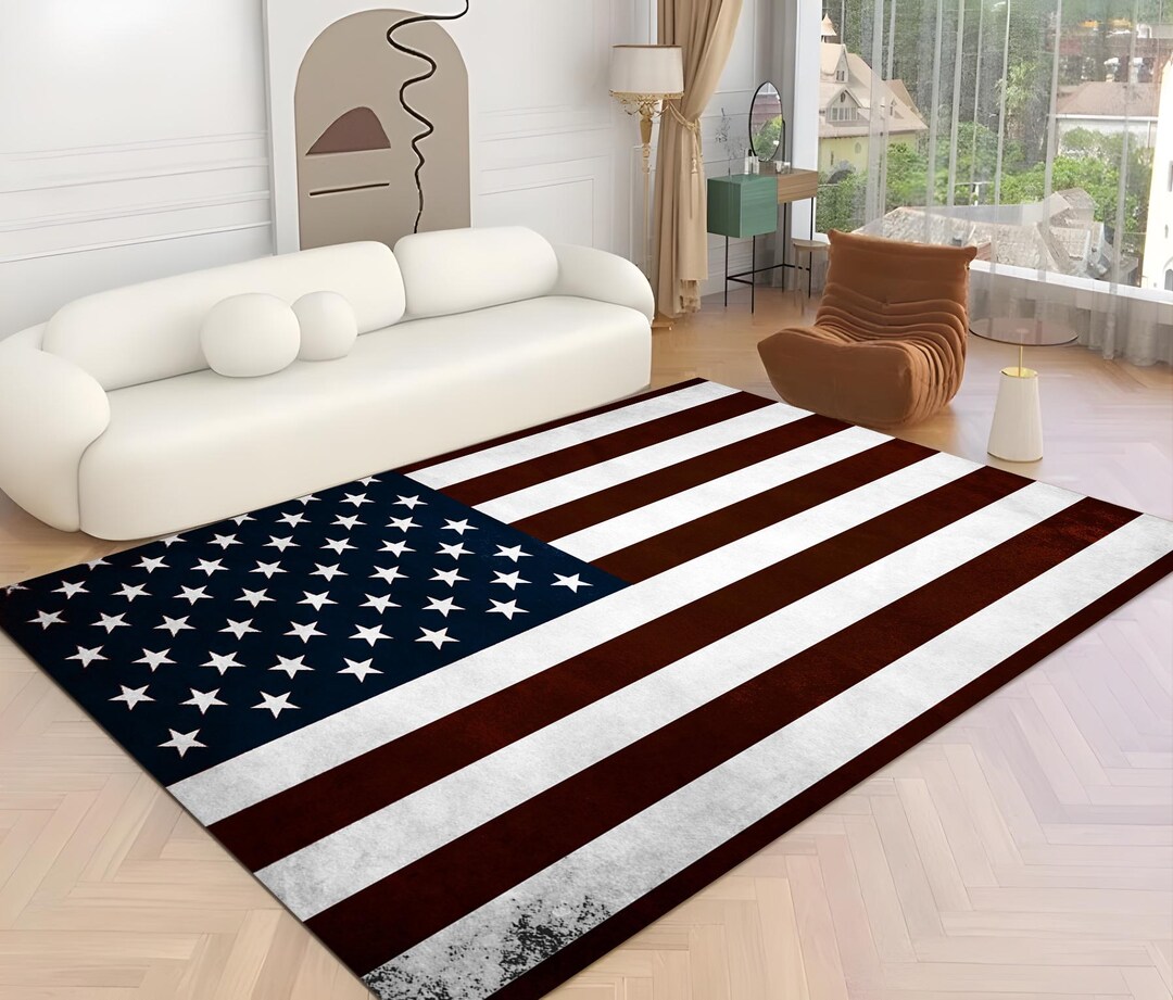 American Rug, America Flag, Country Rug, Flag Rug, Country Flag ...