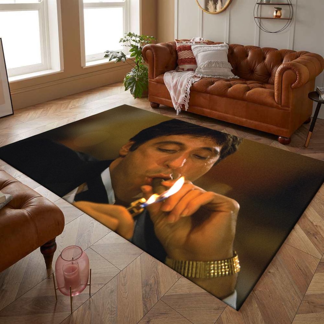 Scarface Rug, Scarface, Movie Rug, Scarface Movie Rug, Colorful Rug ...