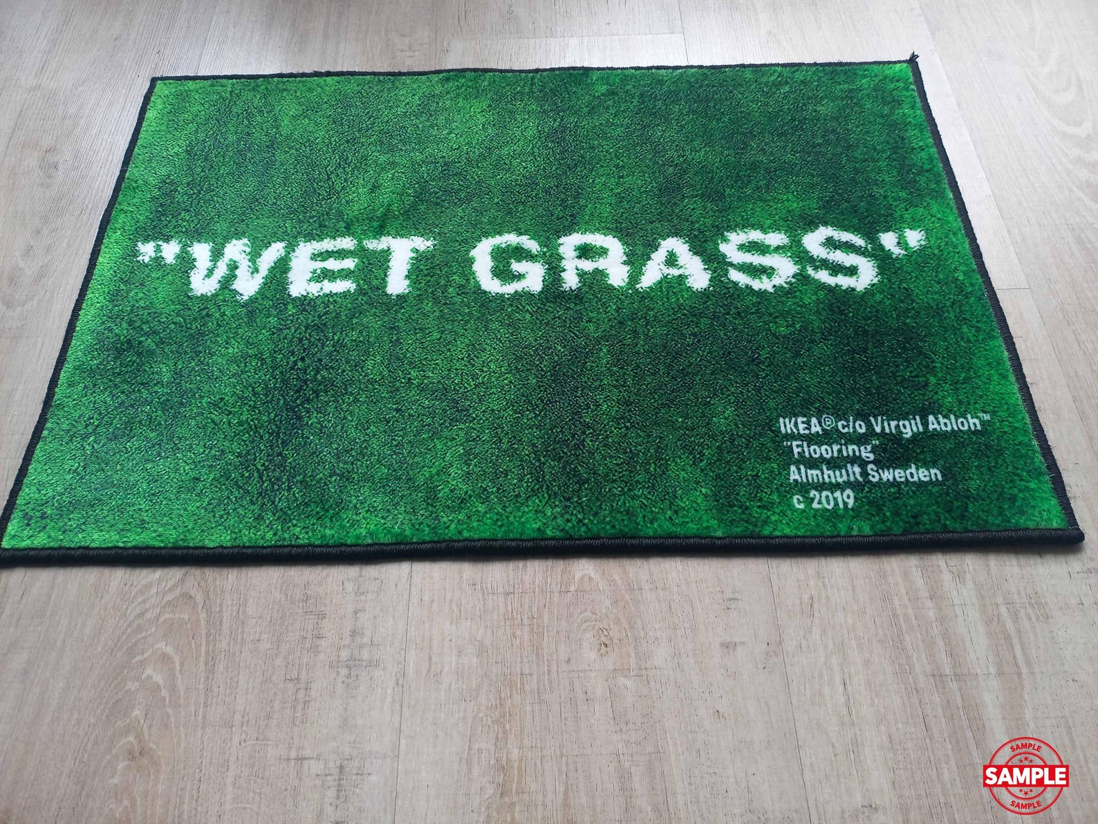Wet Grass, Wet Grass Rug, Colorful Rug, Boys Room Rug, Girls Room Rug ...