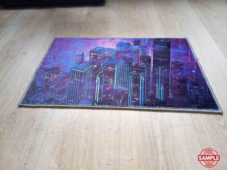 Retro Game Rug, Pixel Maze Rug, Arcade Room Rug, Space Gamer Mat ...