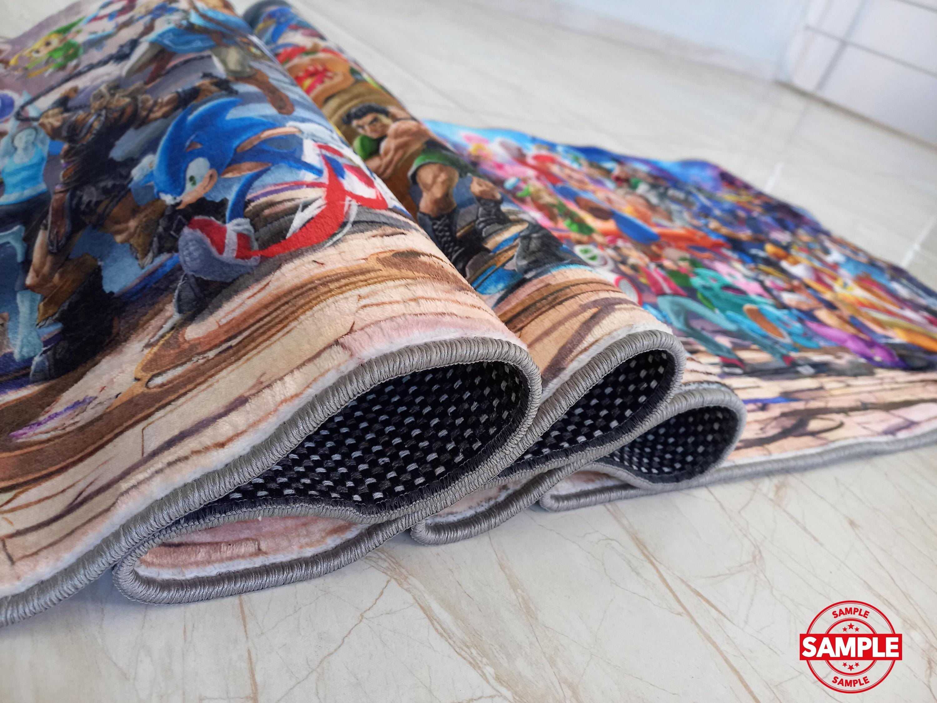 Video Game Rug, Runner Rug, Game Rug, Vintage Game Rug, Retro Game Rug ...