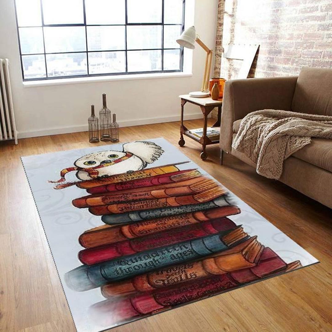 Book Rug, Books Rug, Decor Rug, Colorful Rug, Boys Room Rug, Girls Room ...