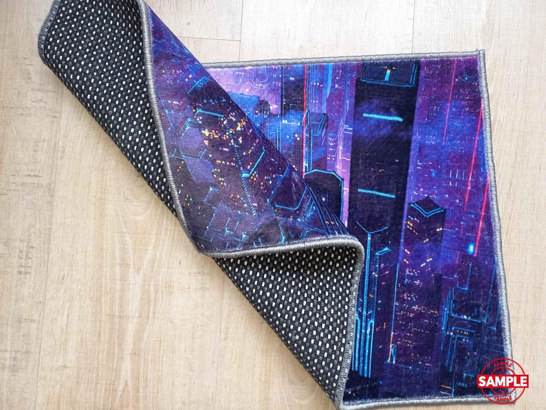 Retro Game Rug, Pixel Maze Rug, Arcade Room Rug, Space Gamer Mat ...