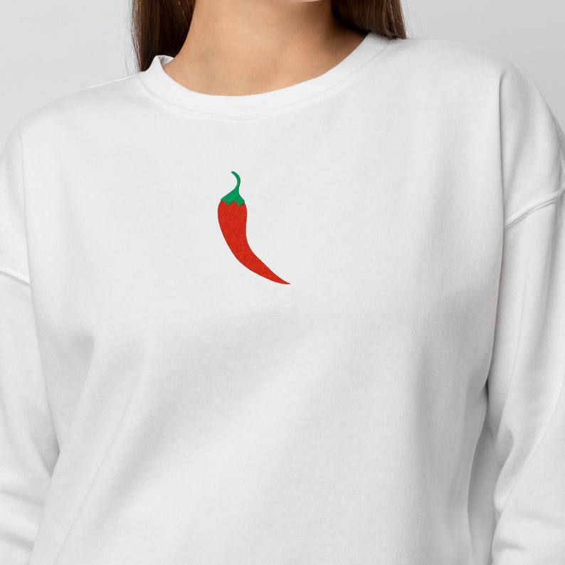 Chili Pepper Embroidery Design, 4 Sizes, Digital Download - Etsy
