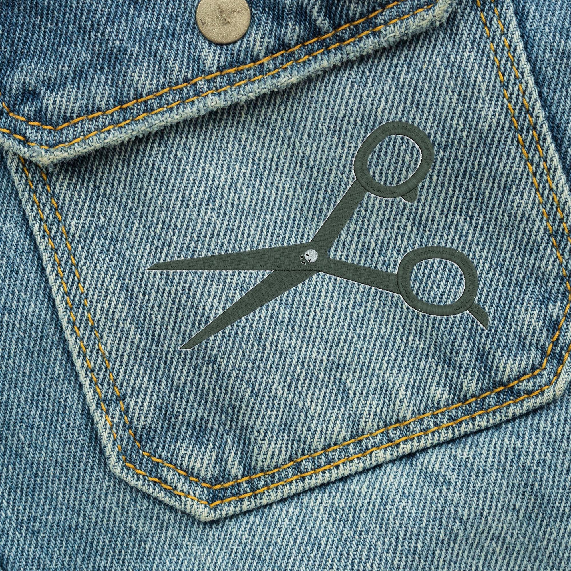 Scissors Embroidery Design, Barber Embroidery Pattern, Hairdresser ...