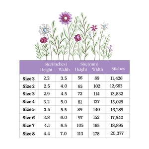 Wildflower Meadow Machine Embroidery Designs, Boho Cottagecore Flower ...