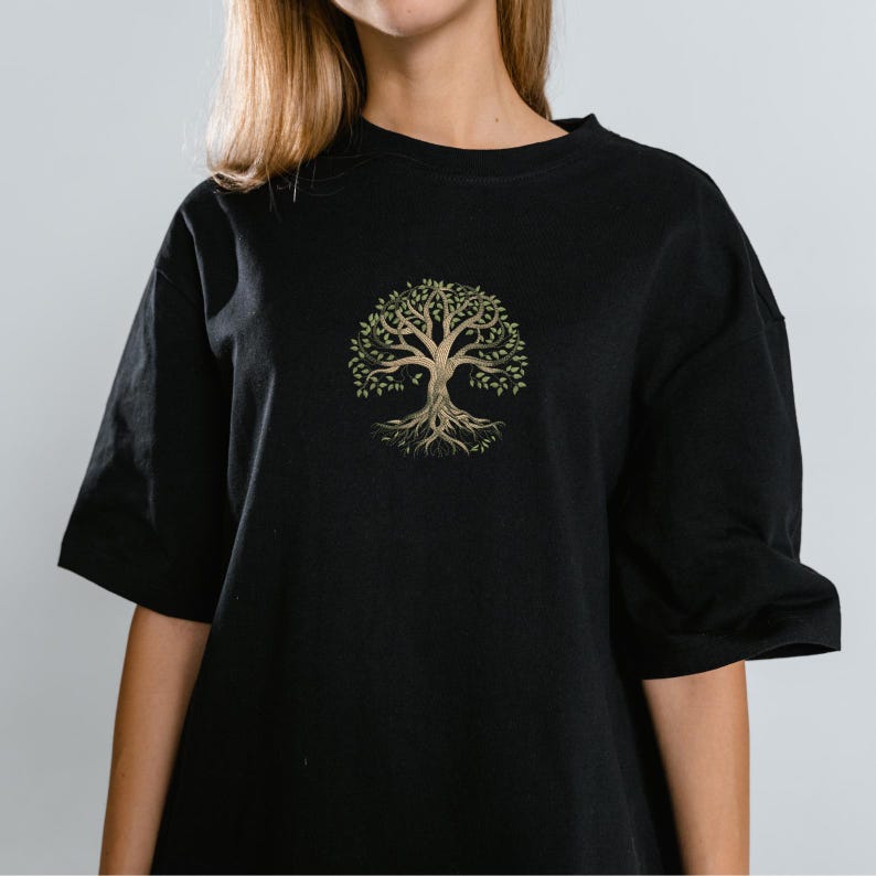 Tree of Life Machine Embroidery Design: Nature Scene (9 Sizes, Instant ...