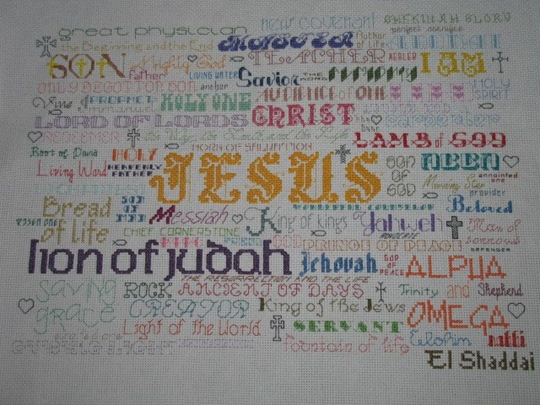Cross Stitch Jesus Pattern - Etsy