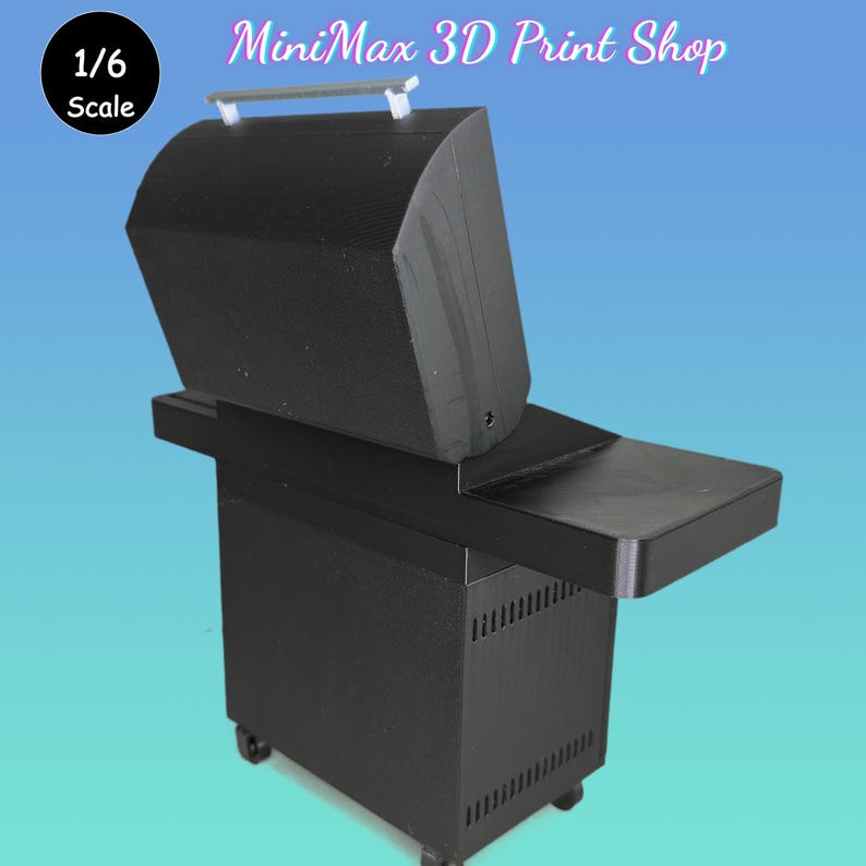 Barbecue Grill, 1/6 Scale, 3D Printed - Etsy