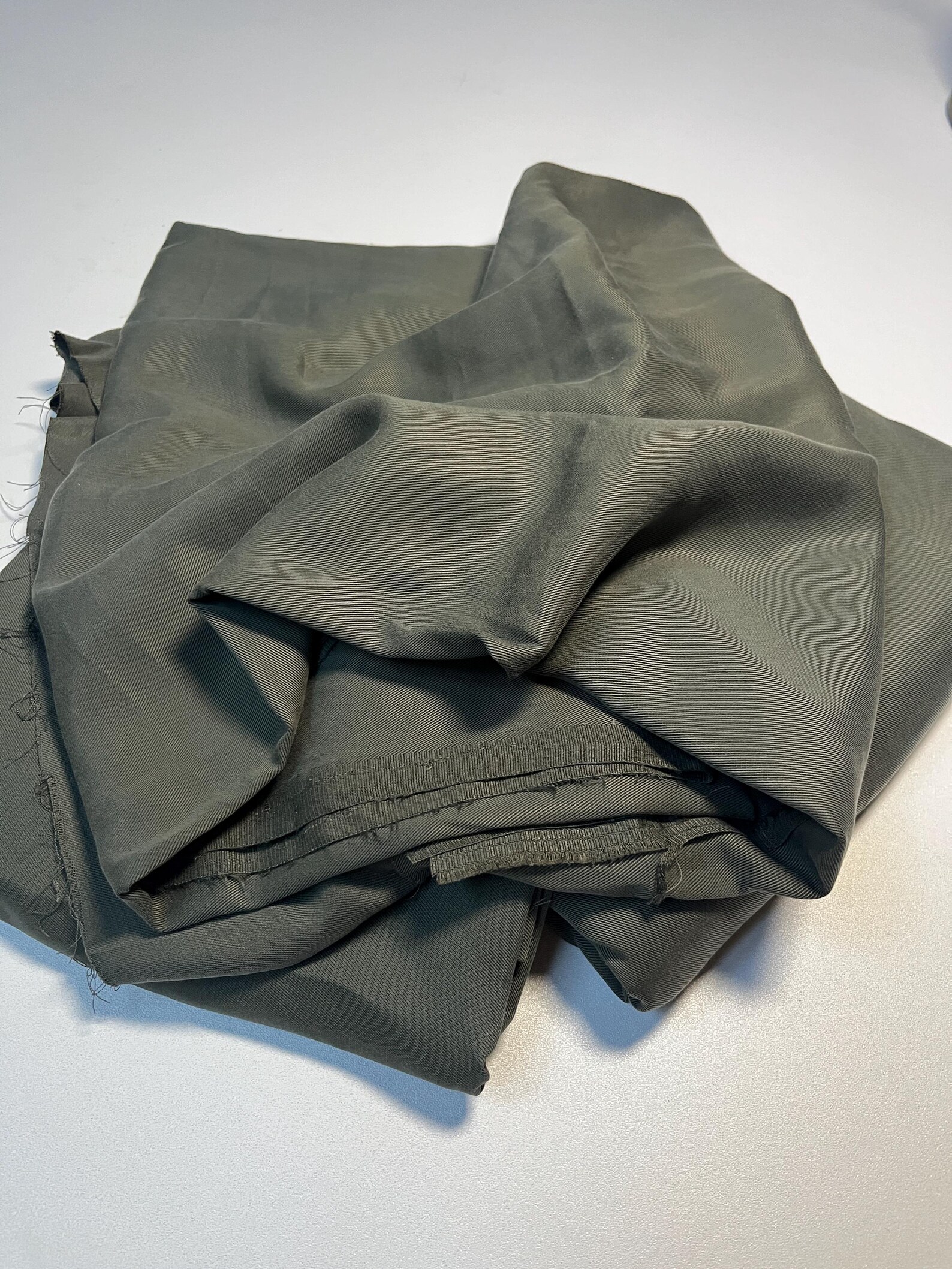 Dark Green TENCEL Lyocell Twill - Etsy