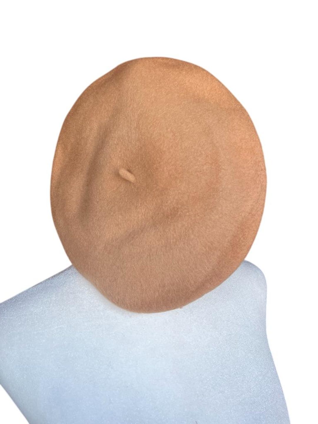 Vintage Tan Wool Beret: 1950s French Basque Hat - Etsy