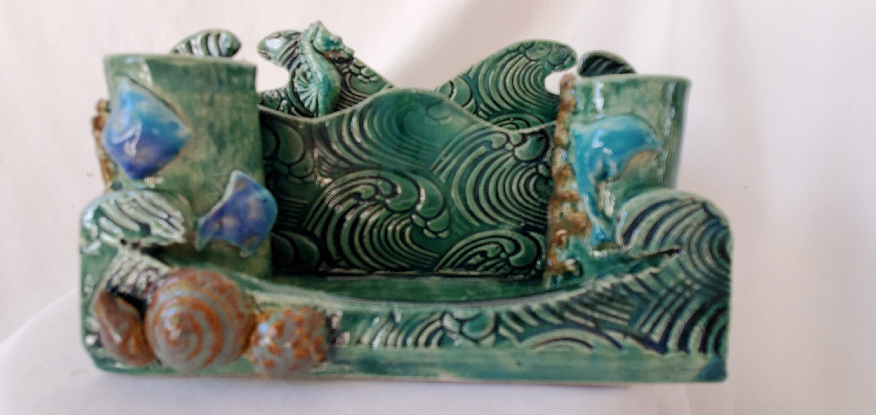 Under the Sea Ceramic Desk Caddy
