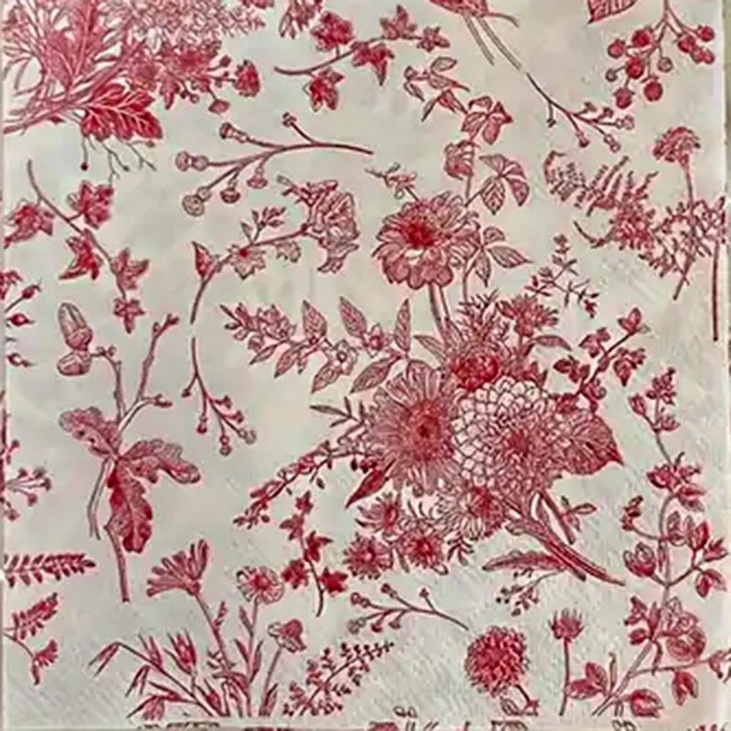 Red Toile - Etsy
