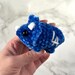 Mini LA Dodgers Dinos! | Handmade Crochet Triceratops Plushie, Keychain ...
