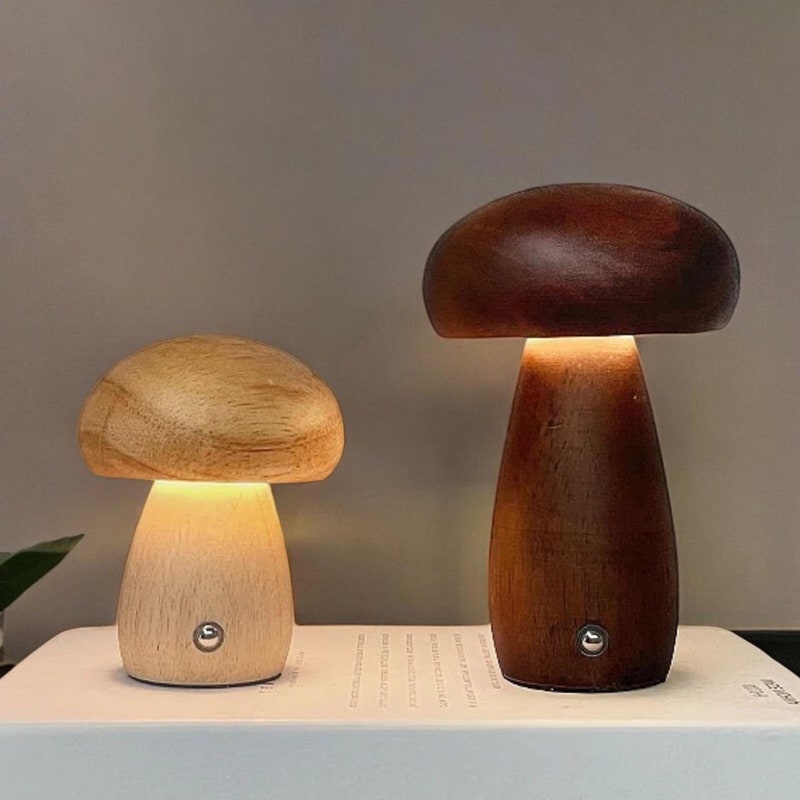 Small Wood Lamp - Etsy