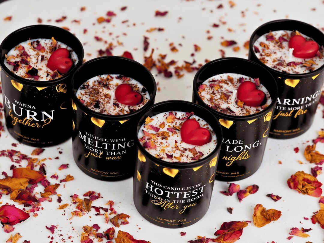 Warning: I Ignite More Than Just Fire Valentine's Day Candle, Handmade ...