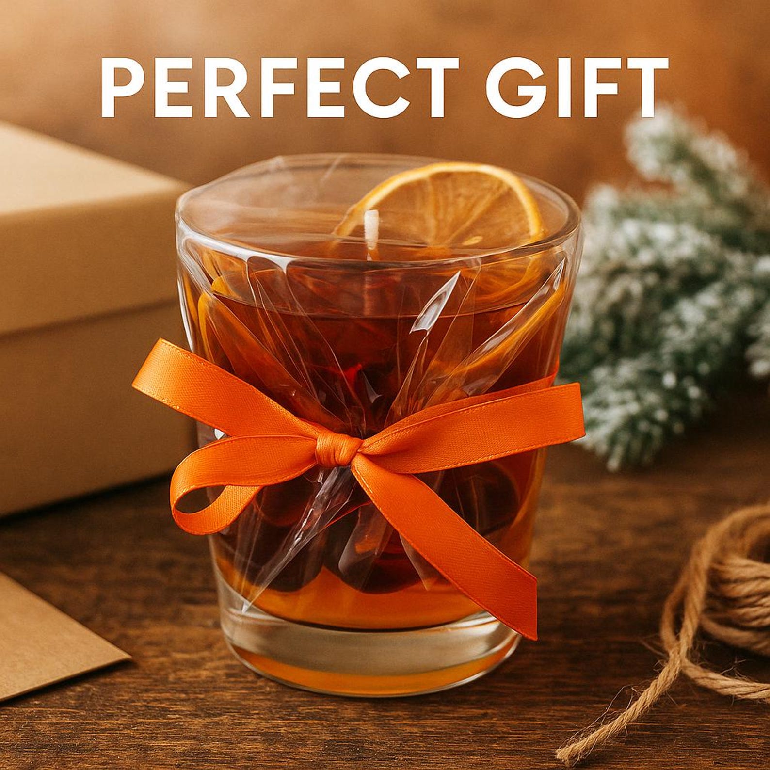 Old Fashioned Candle Candle Old Fashioned Whiskey Candle Bourbon Candle ...