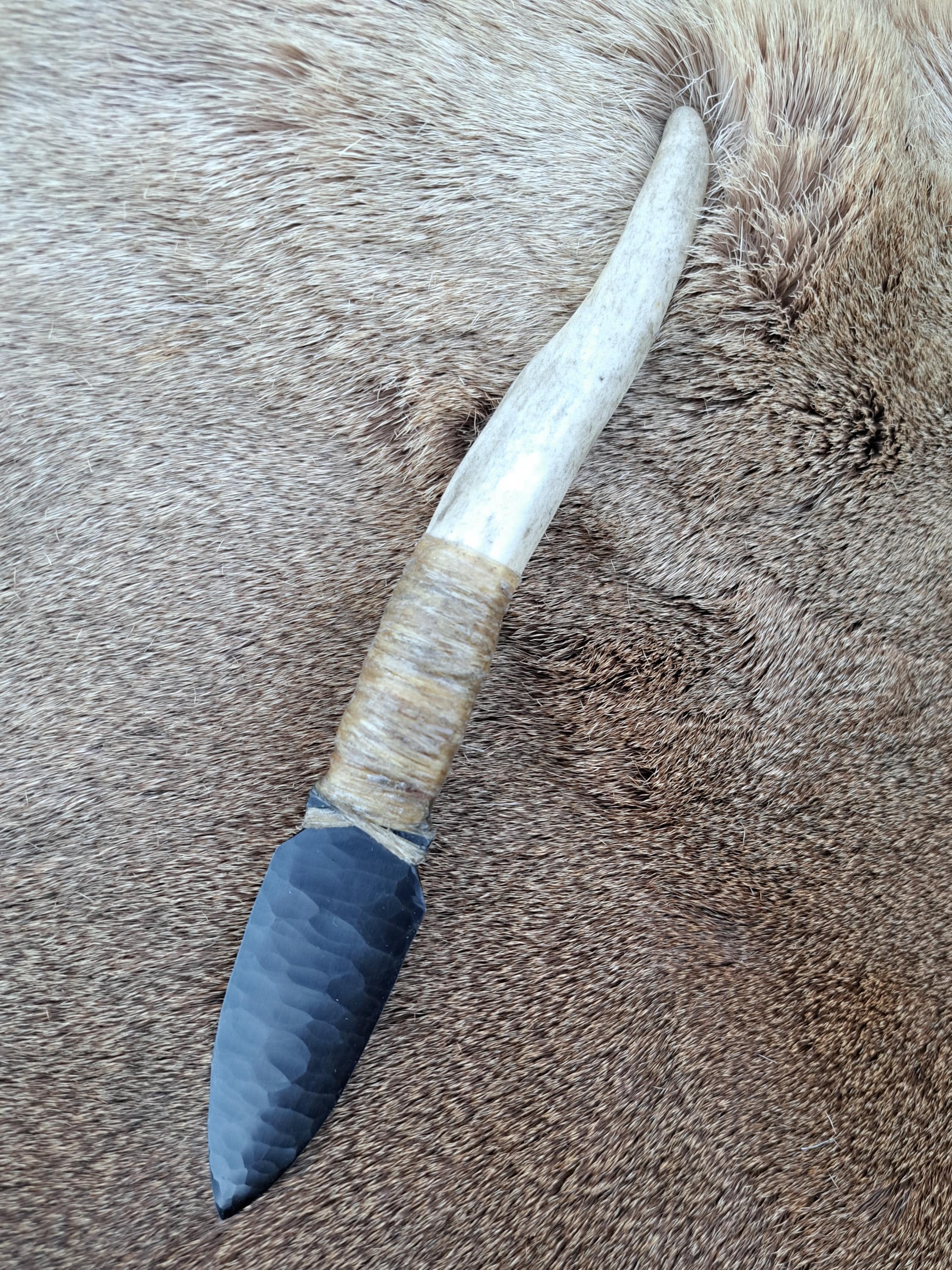 Handmade Primitive Knife, High Carbon Steel, Flint Knife Style - Etsy