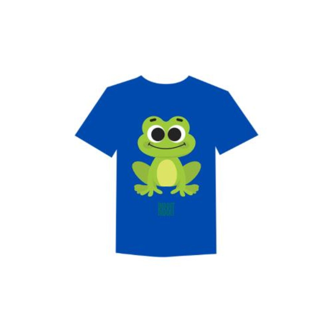 An Adorable, Cartoon-style Frog Illustration at the Center. the Frog ...