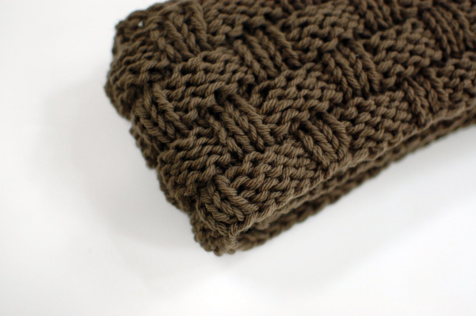 Basket Weave Infinity Scarf Knitting Pattern Chunky Cowl PDF - Etsy