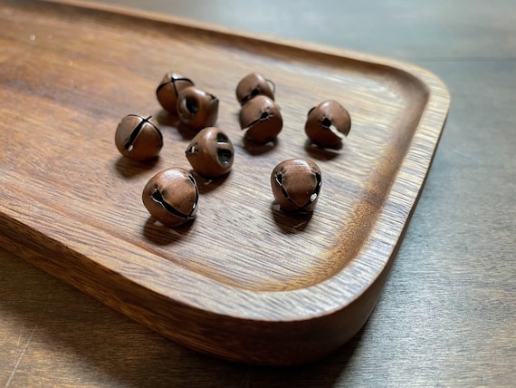 Copper Jingle Bell Charm Christmas Bell Christmas Charm - Etsy