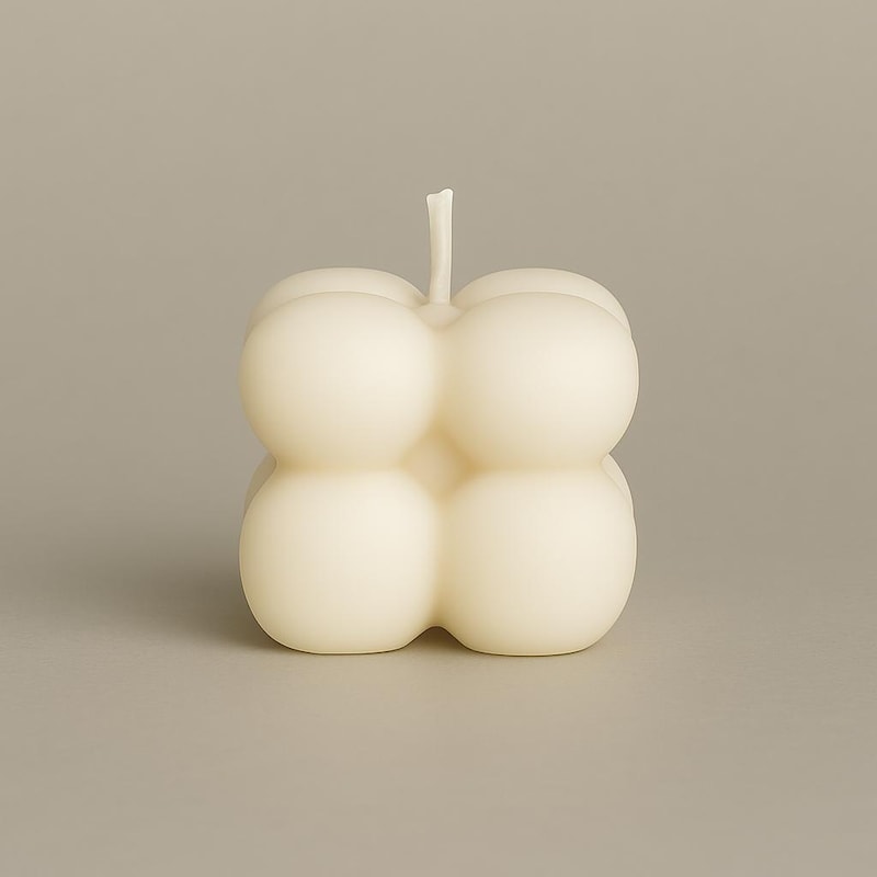 Bubble Small Cube Candle - Etsy