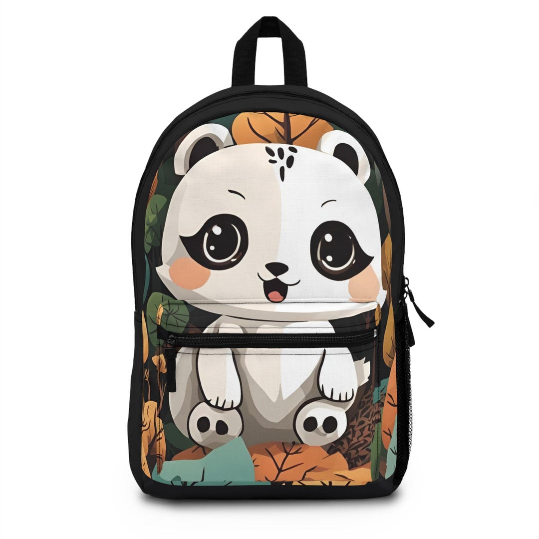 Cute Animated White Tiger Backpack, Lightweight and Durable for All ...