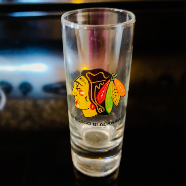 Blackhawks Glass - Etsy
