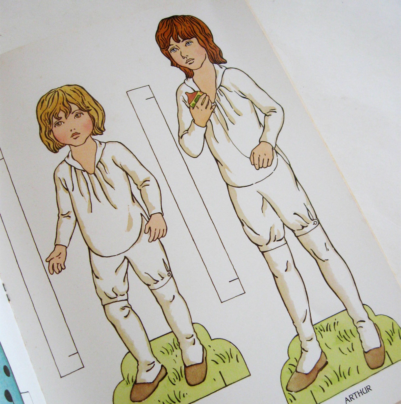 Paper Doll Book Kate Greenway in Full Color Kathy Allert 1980s Vintage ...