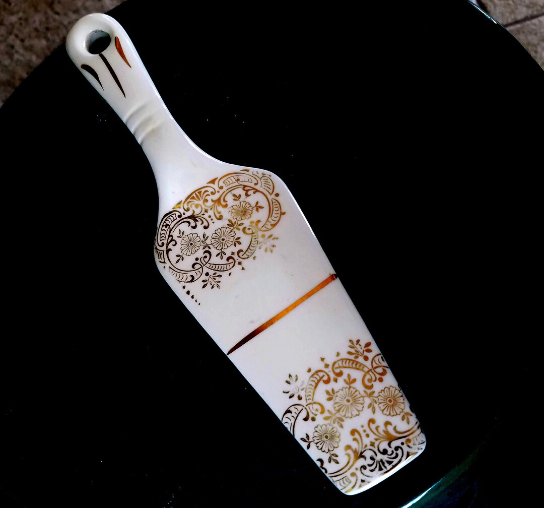 Wedding Decor Victorian Romantic Cake Lifter Wedding Cake Server Gold ...