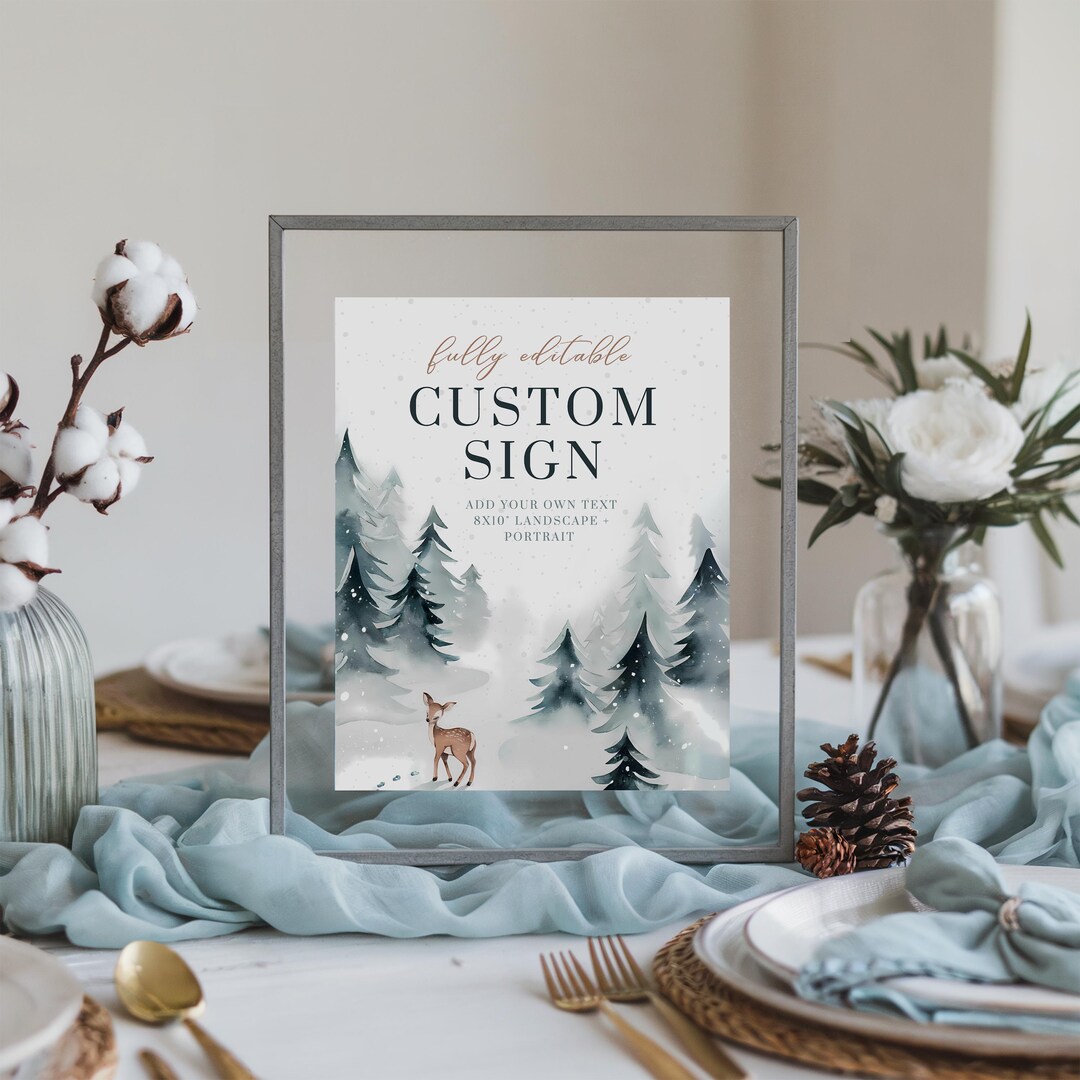 Baby It's Cold Outside Custom Sign, Winter Baby Custom Sign Template ...