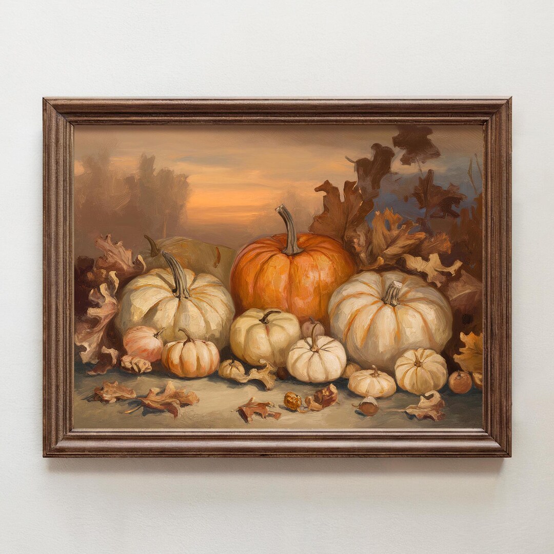 Vintage Fall Decor Printable, Thanksgiving Decor, Dinner Fall Wall Art ...