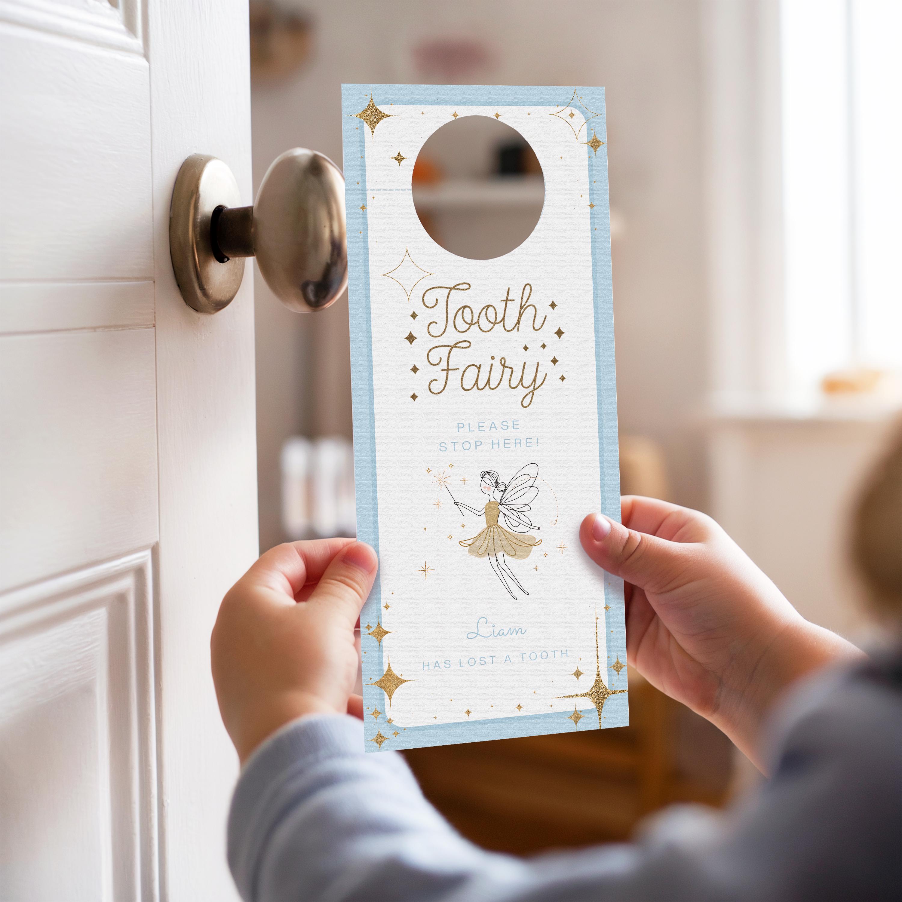 Tooth Fairy Door Hanger, Tooth Fairy Letter Extras, Printable Lost ...