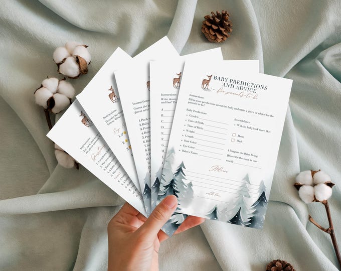 Baby It's Cold Outside Games, Winter Baby Games Template, Baby Shower ...