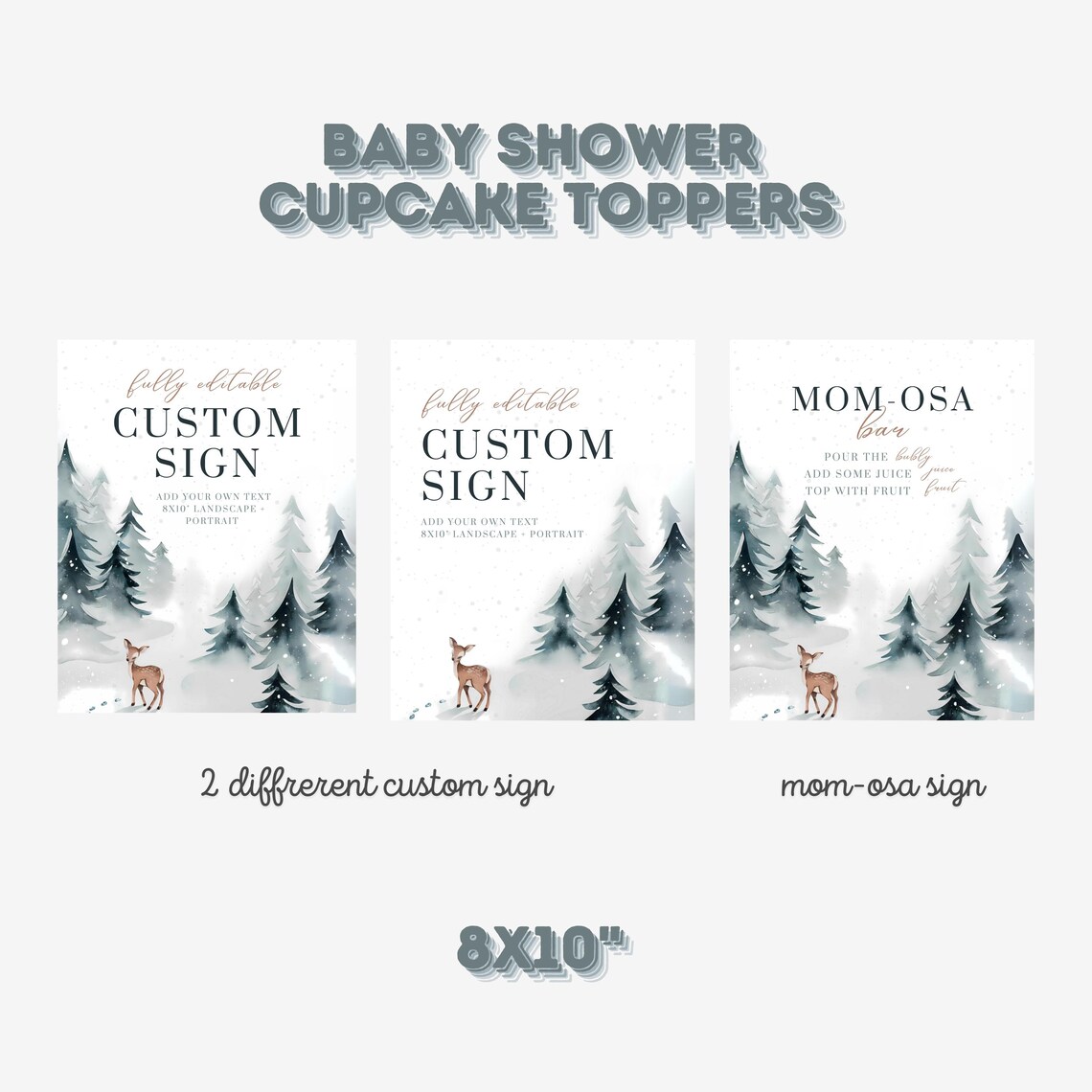Baby It's Cold Outside Custom Sign, Winter Baby Custom Sign Template ...
