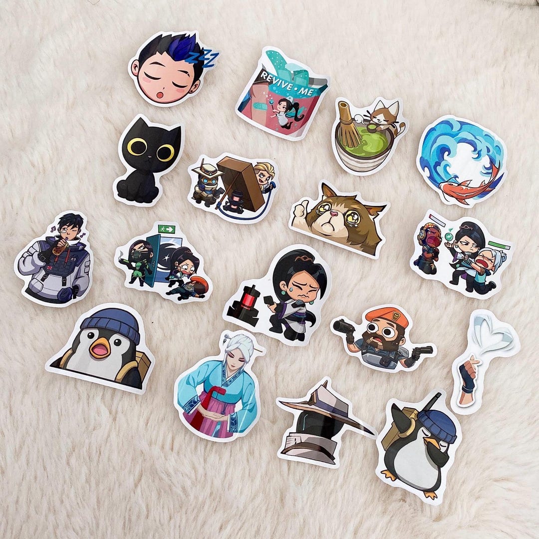 Valorant Spray Sticker Bundle - Etsy