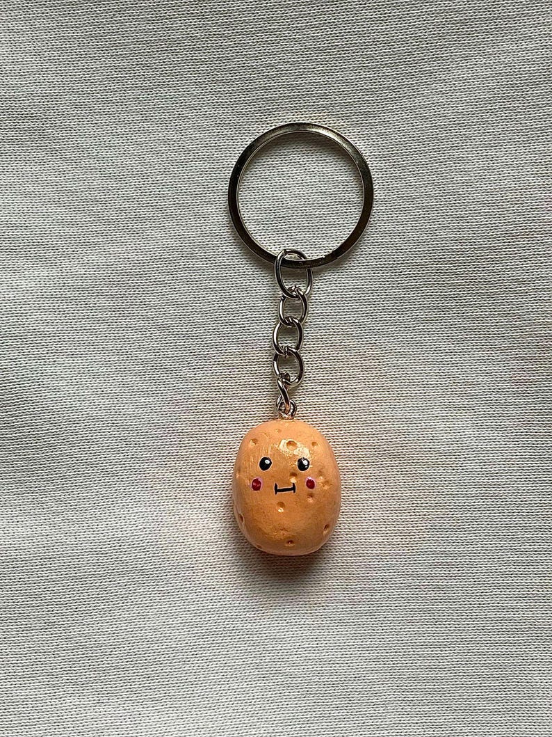 Cute Potato Keychain - Etsy