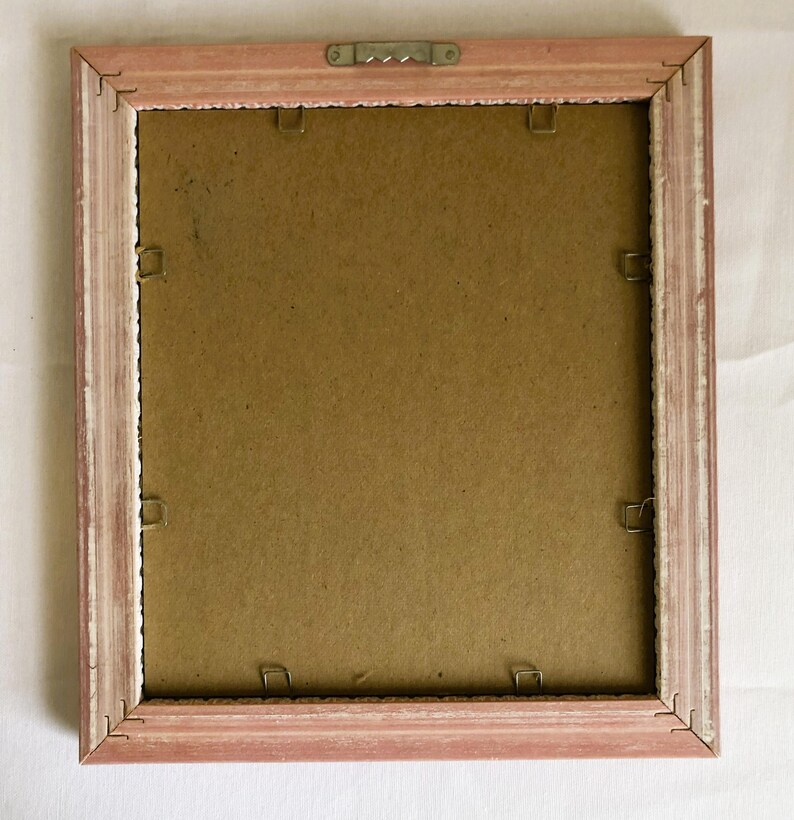 Vintage Sarah Harley Framed Floral Bouquet Watercolor Prints Pink Gold ...