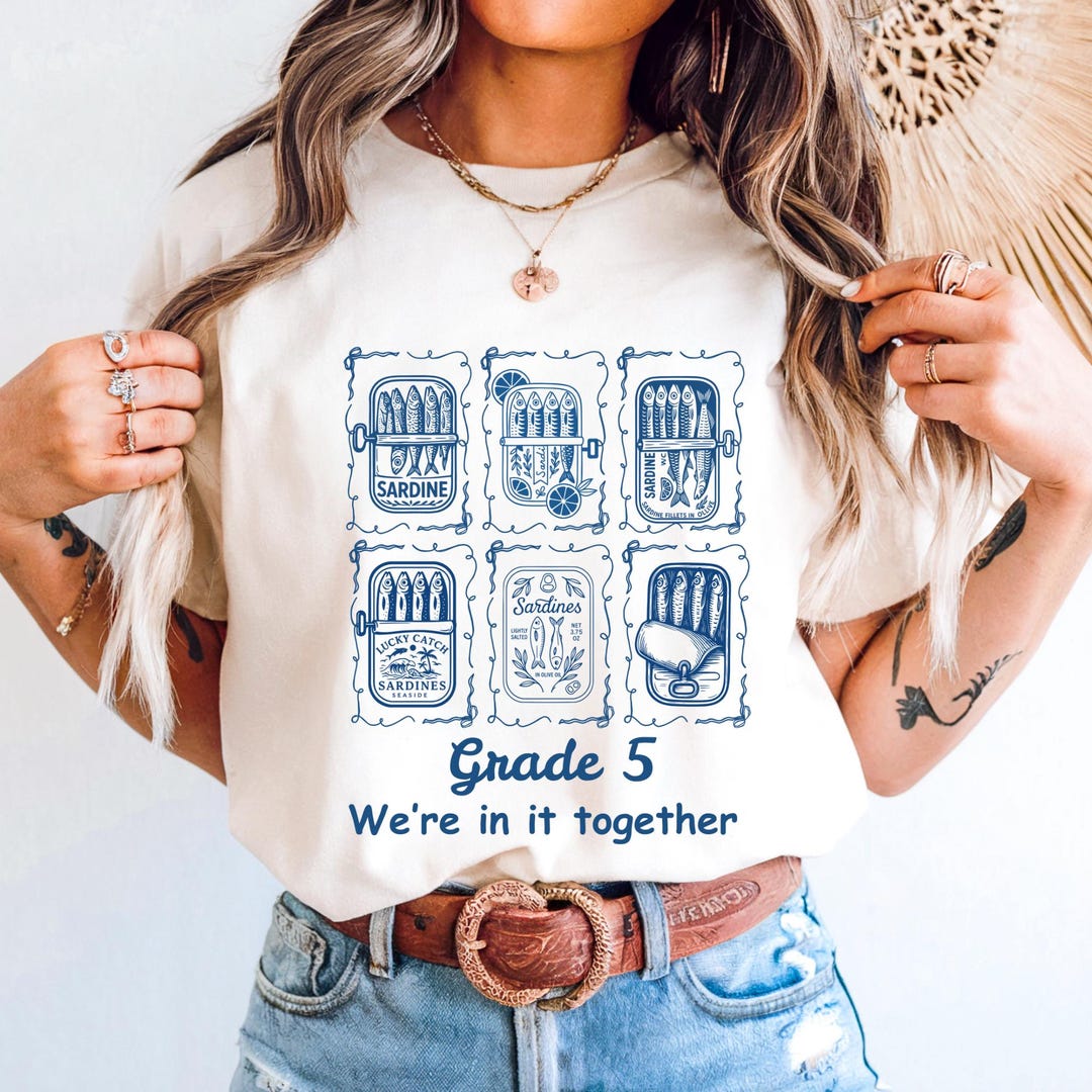 Grade 5 Team Shirt,back to School Teacher Gift, New Teacher Shirt ...