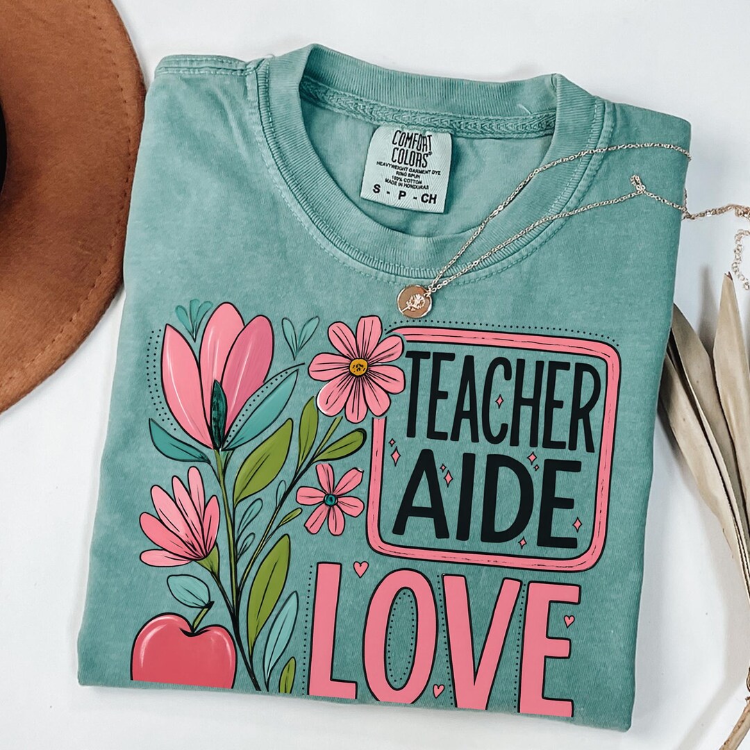 Custom Teacher Aide Shirt - Calm in the Chaos Tee, Personalized Para ...