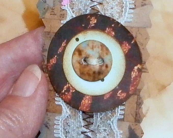 Belly Band Junk Journal Belly Band Paper Edge Embellishment Lace ...