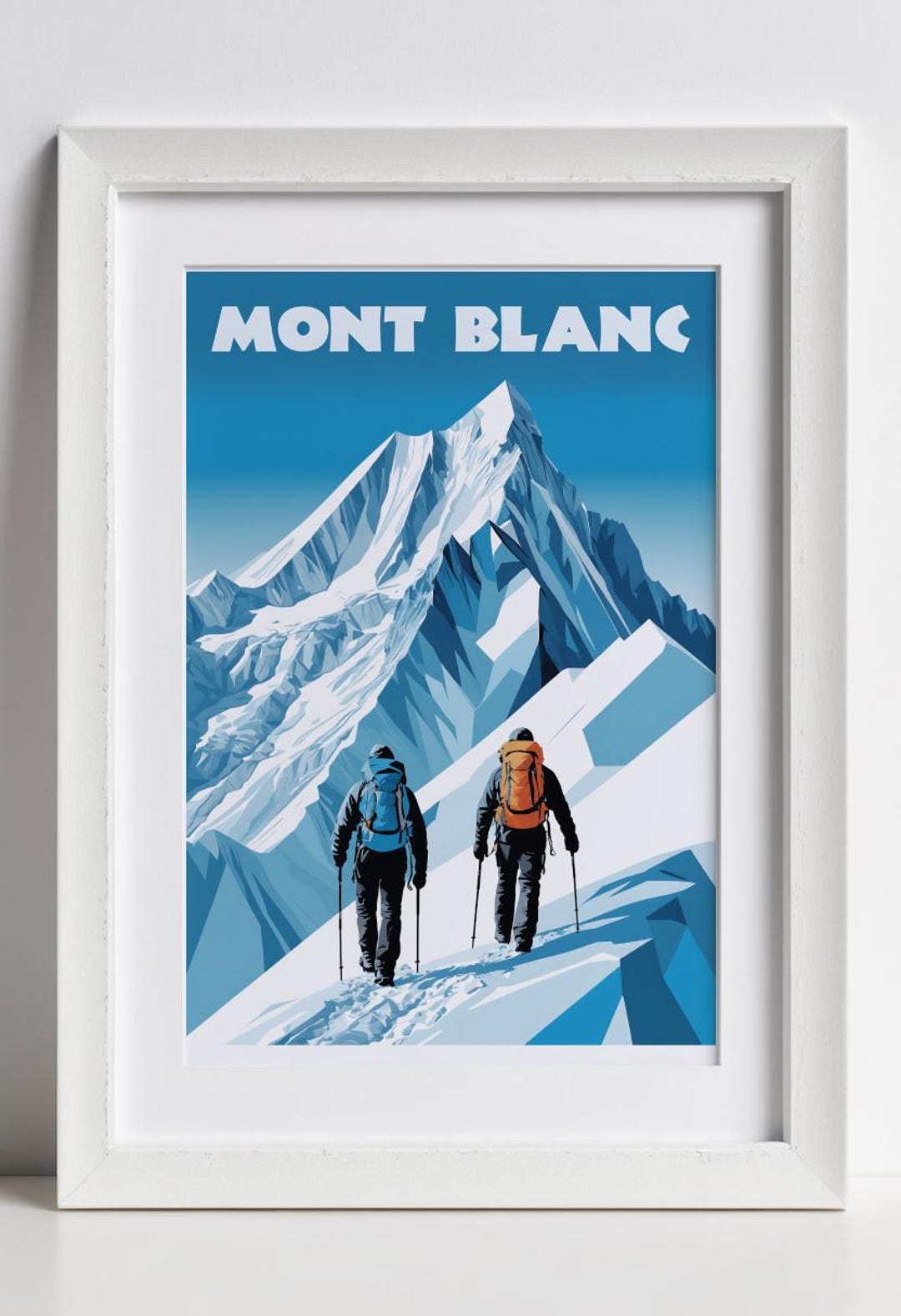 Mont Blanc, Download Art Print, PRINTABLE Wall Art - Etsy
