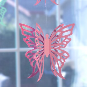 Butterfly SVG, Butterfly Party Decoration, HANGING BUTTERFLY No. 1 - Etsy