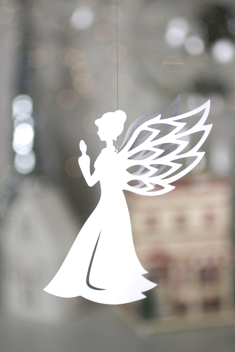 Angel SVG Angel Ornament Christmas Angel Decoration - Etsy