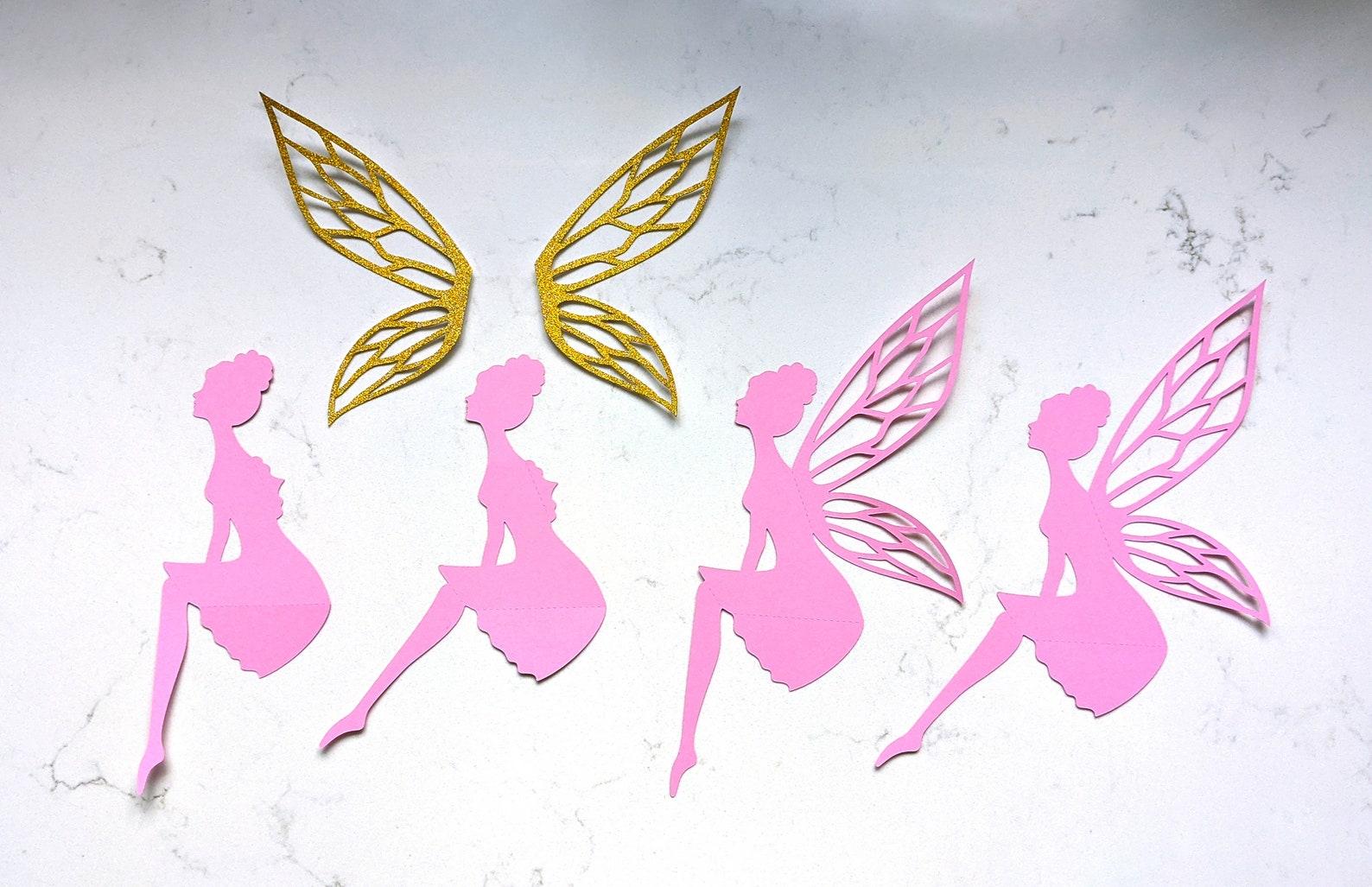 Fée SVG Décoration de fête de fées fée de table LIVIA | Etsy